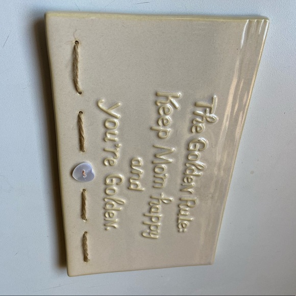 Accents | The Golden Rule Ceramic Plaque Wall Decor | Poshmark